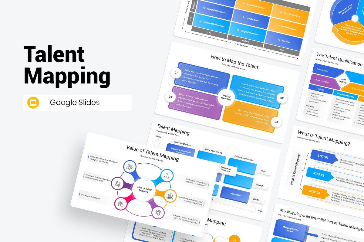 Talent Mapping Google Slides Presentation Template | Nulivo Market