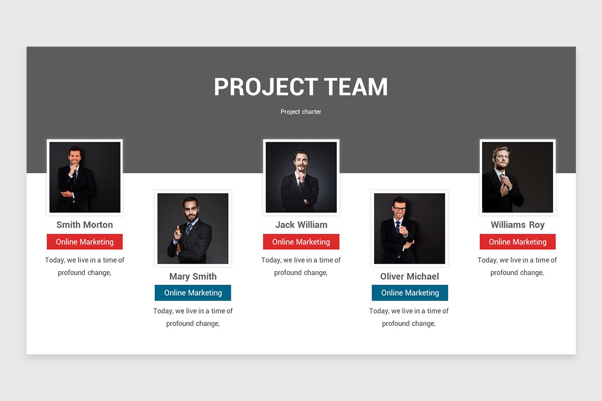 Project Charter Google Slides Presentation Template | Nulivo Market