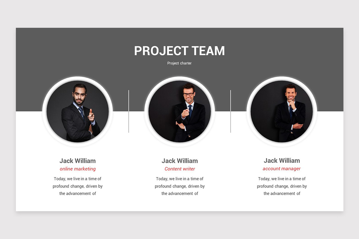 Project Charter Google Slides Presentation Template | Nulivo Market