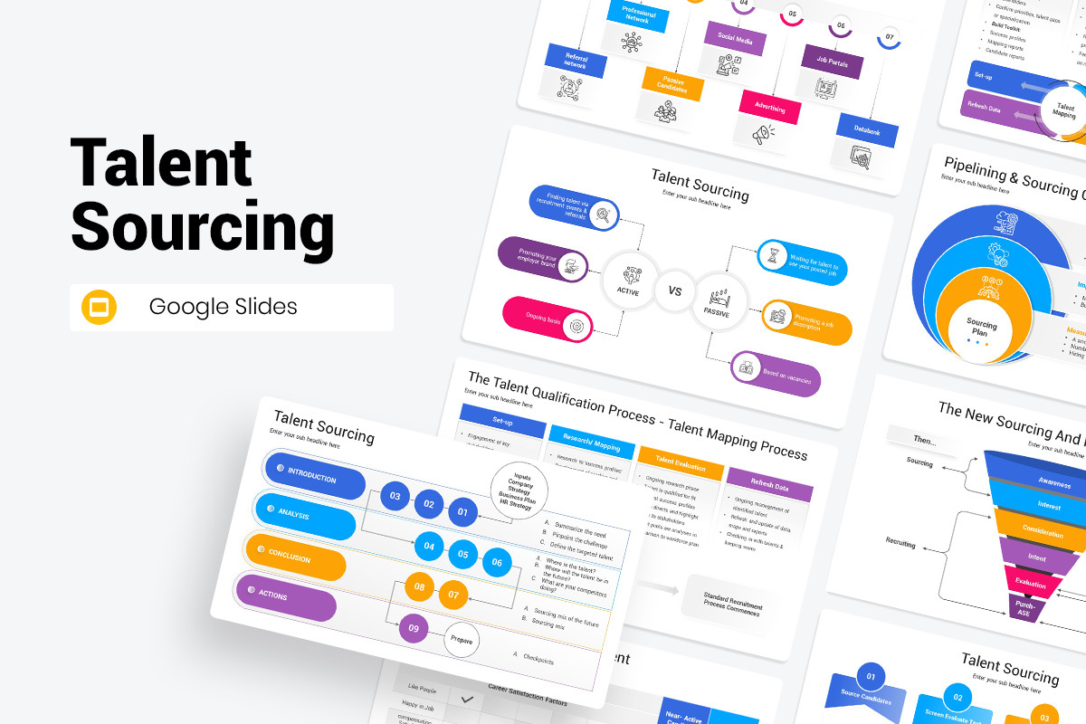 Talent Sourcing Google Slides Presentation Template | Nulivo Market