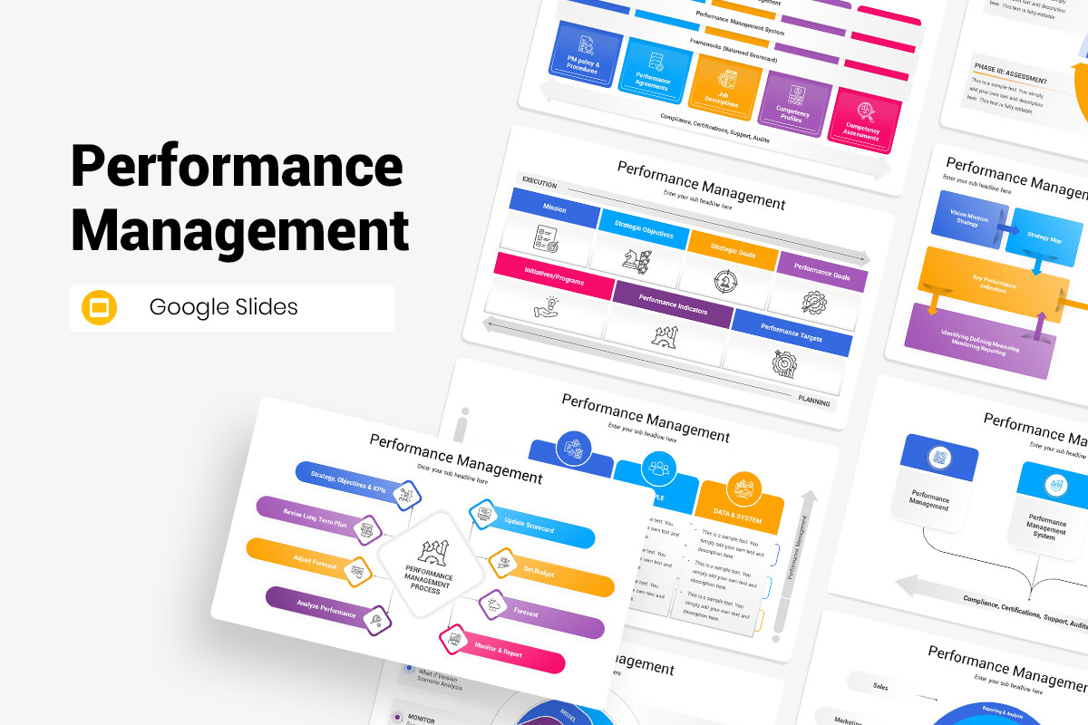 Performance Management Google Slides Template | Nulivo Market