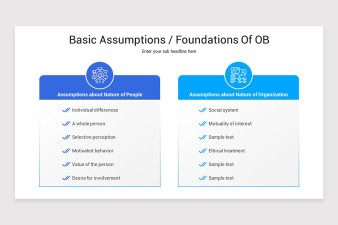 Organizational Behavior PowerPoint Template | Nulivo Market