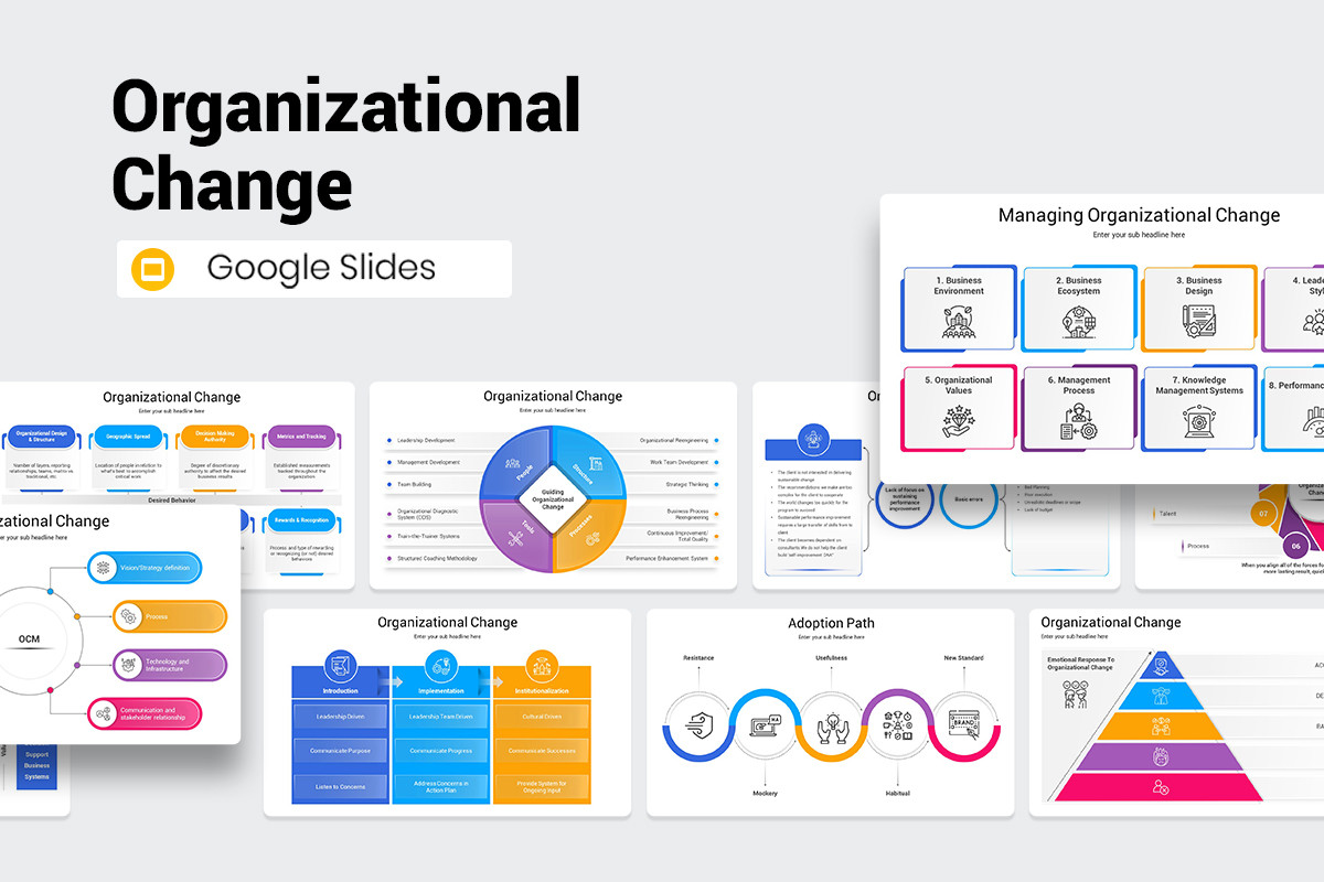 Organizational Change Google Slides Template | Nulivo Market
