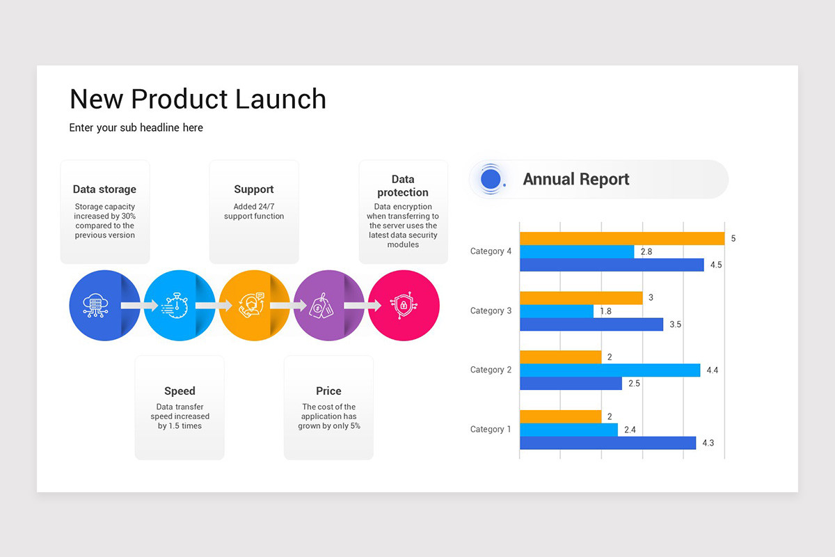 New Product Launch PowerPoint Template | Nulivo Market