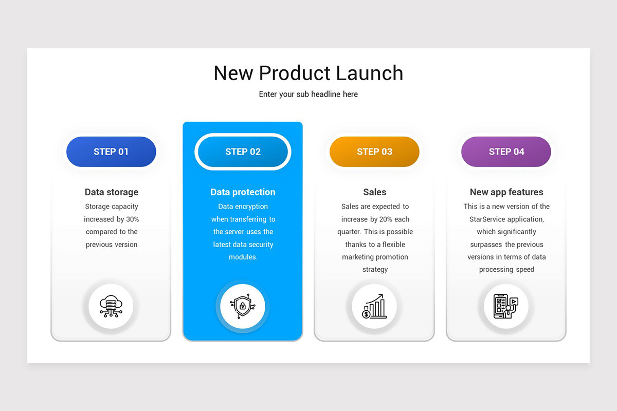 New Product Launch PowerPoint Template | Nulivo Market
