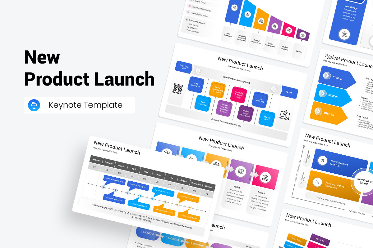 New Product Launch Keynote Template | Nulivo Market
