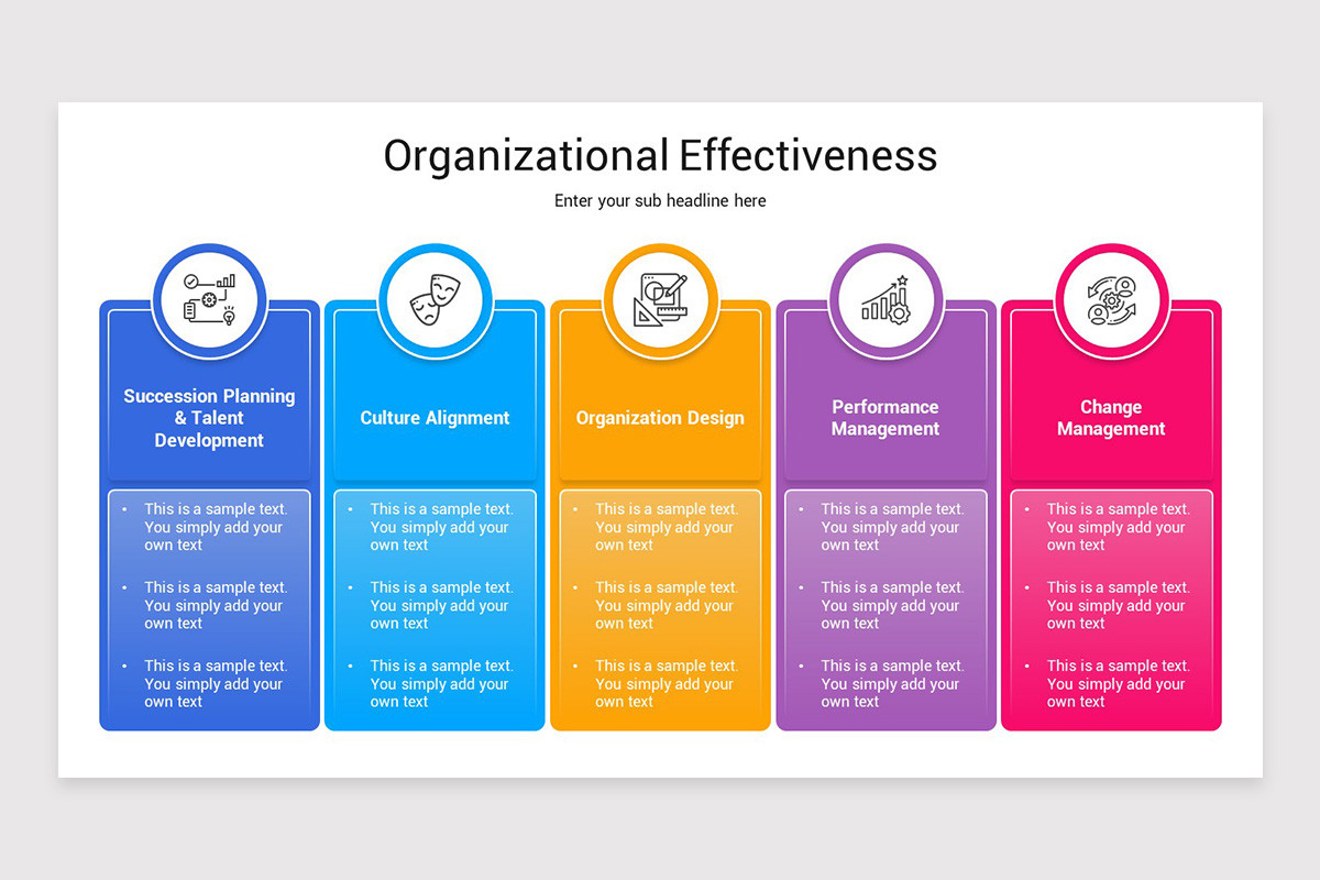 Organizational Effectiveness Keynote Template | Nulivo Market