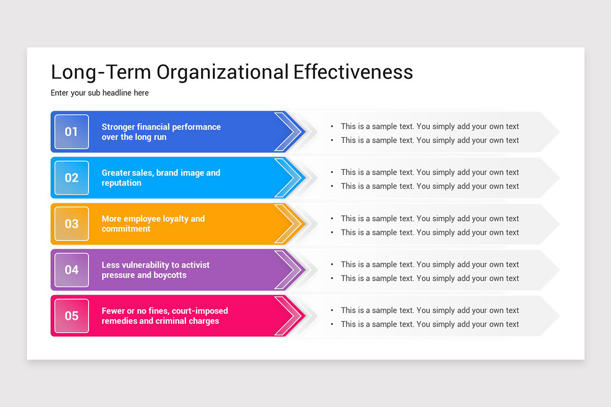 Organizational Effectiveness Keynote Template | Nulivo Market