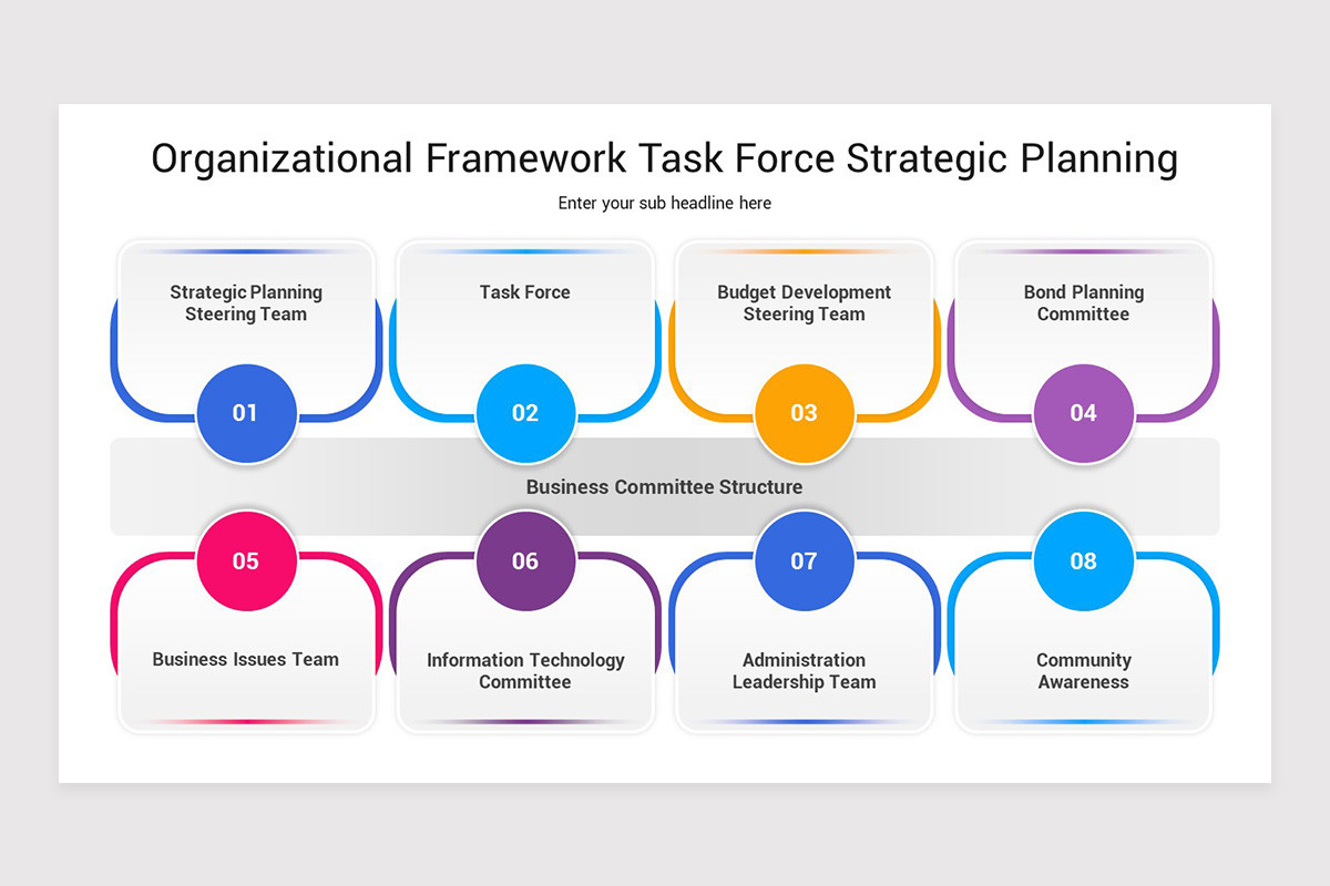 Organizational Framework PowerPoint Template | Nulivo Market