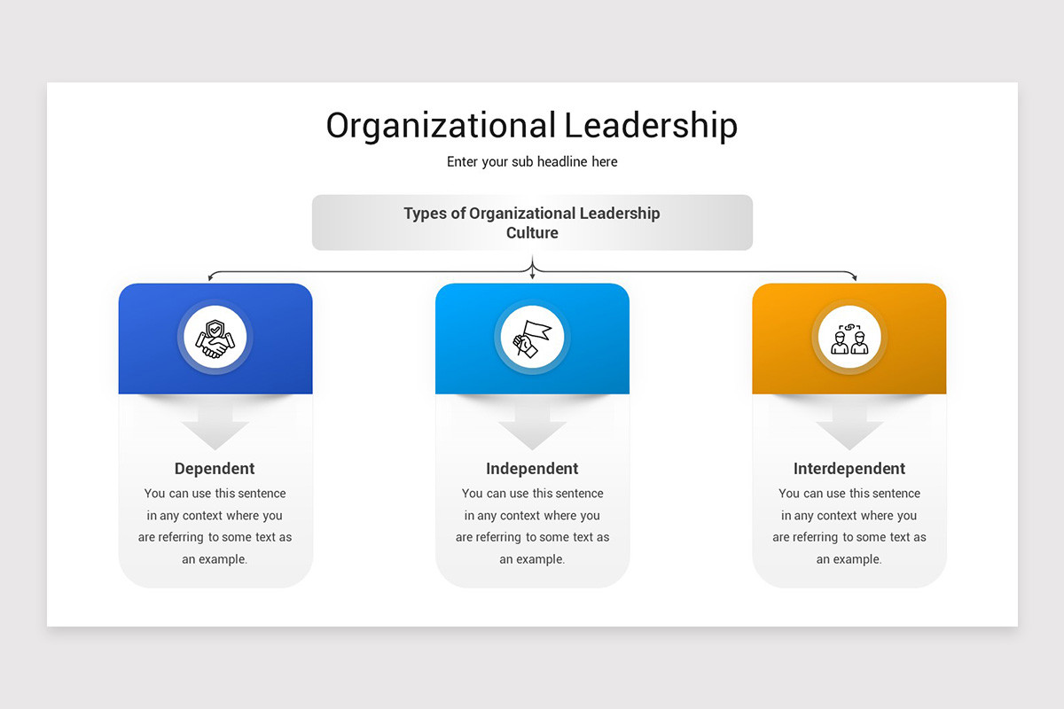 Organizational Leadership PowerPoint Template | Nulivo Market