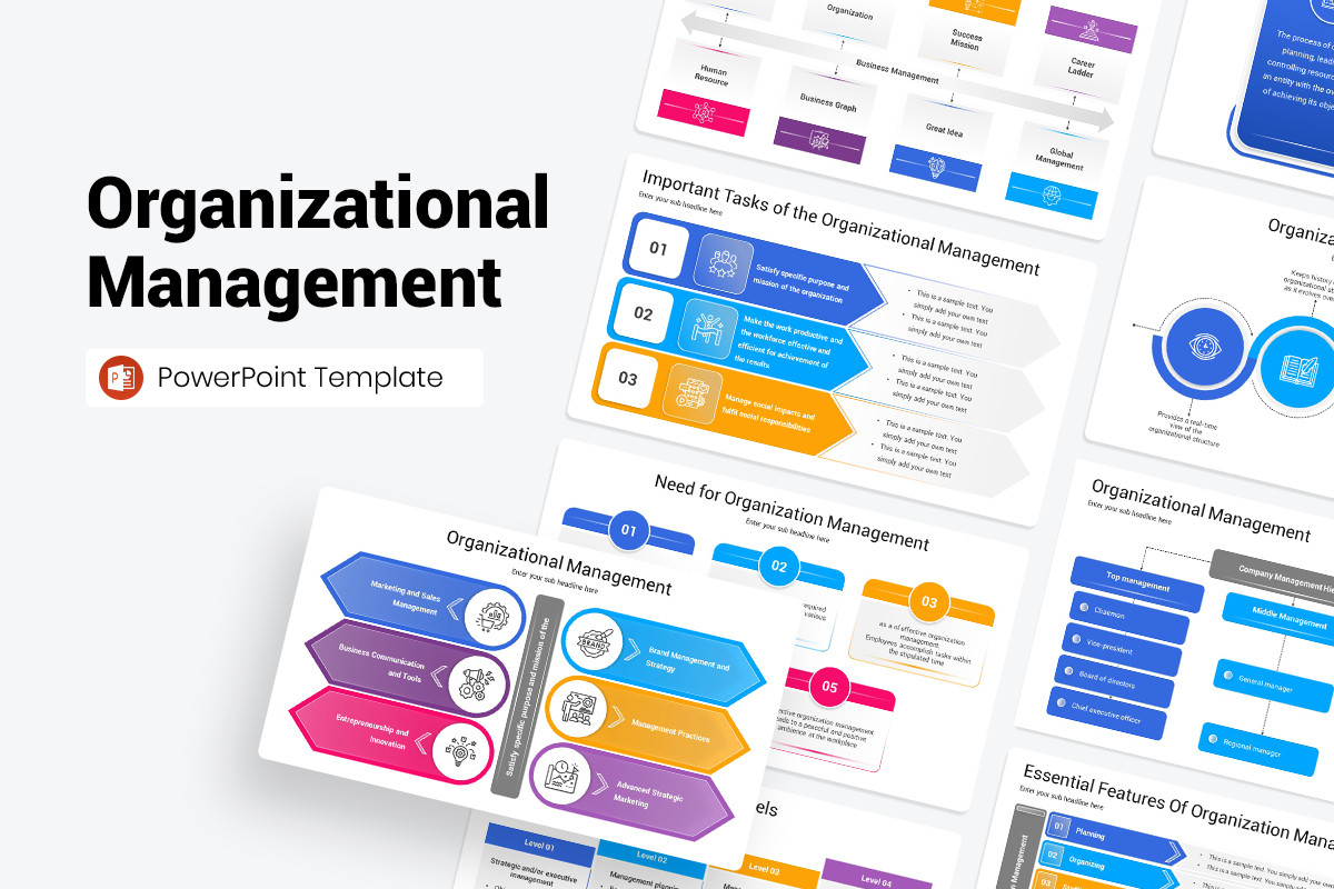 Organizational Management PowerPoint Template | Nulivo Market