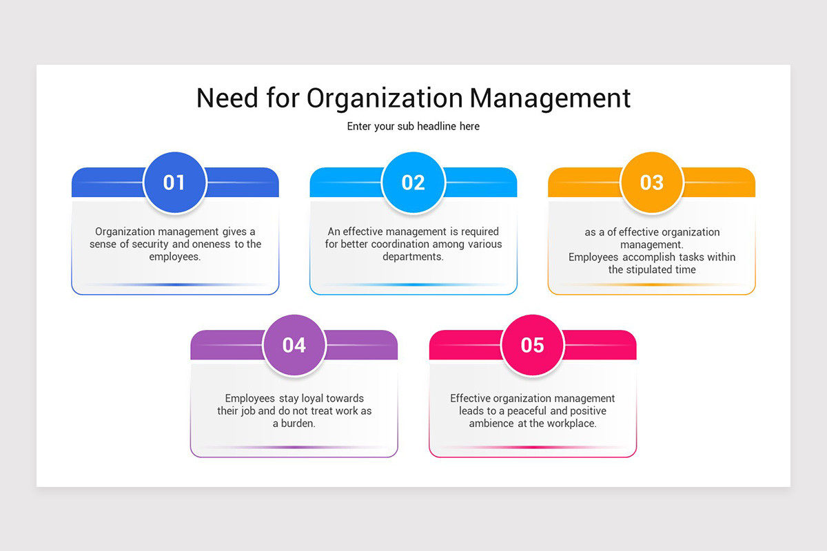 Organizational Management PowerPoint Template | Nulivo Market