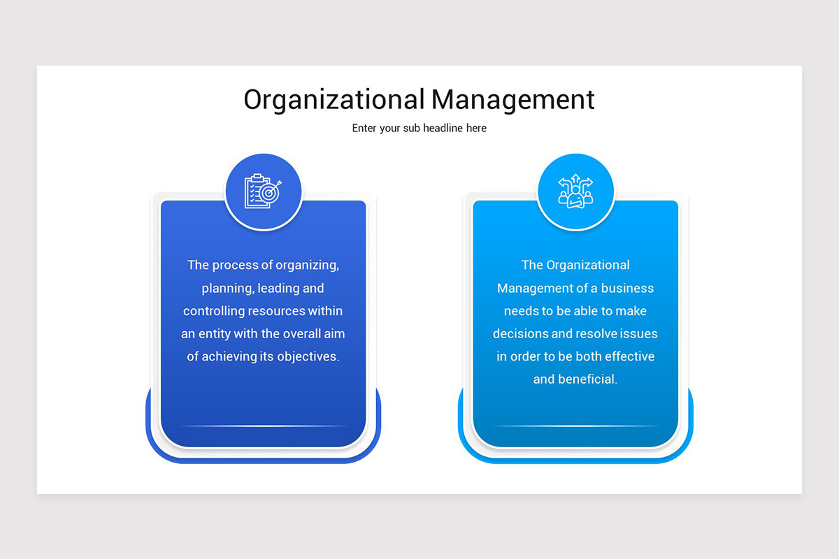 Organizational Management PowerPoint Template | Nulivo Market