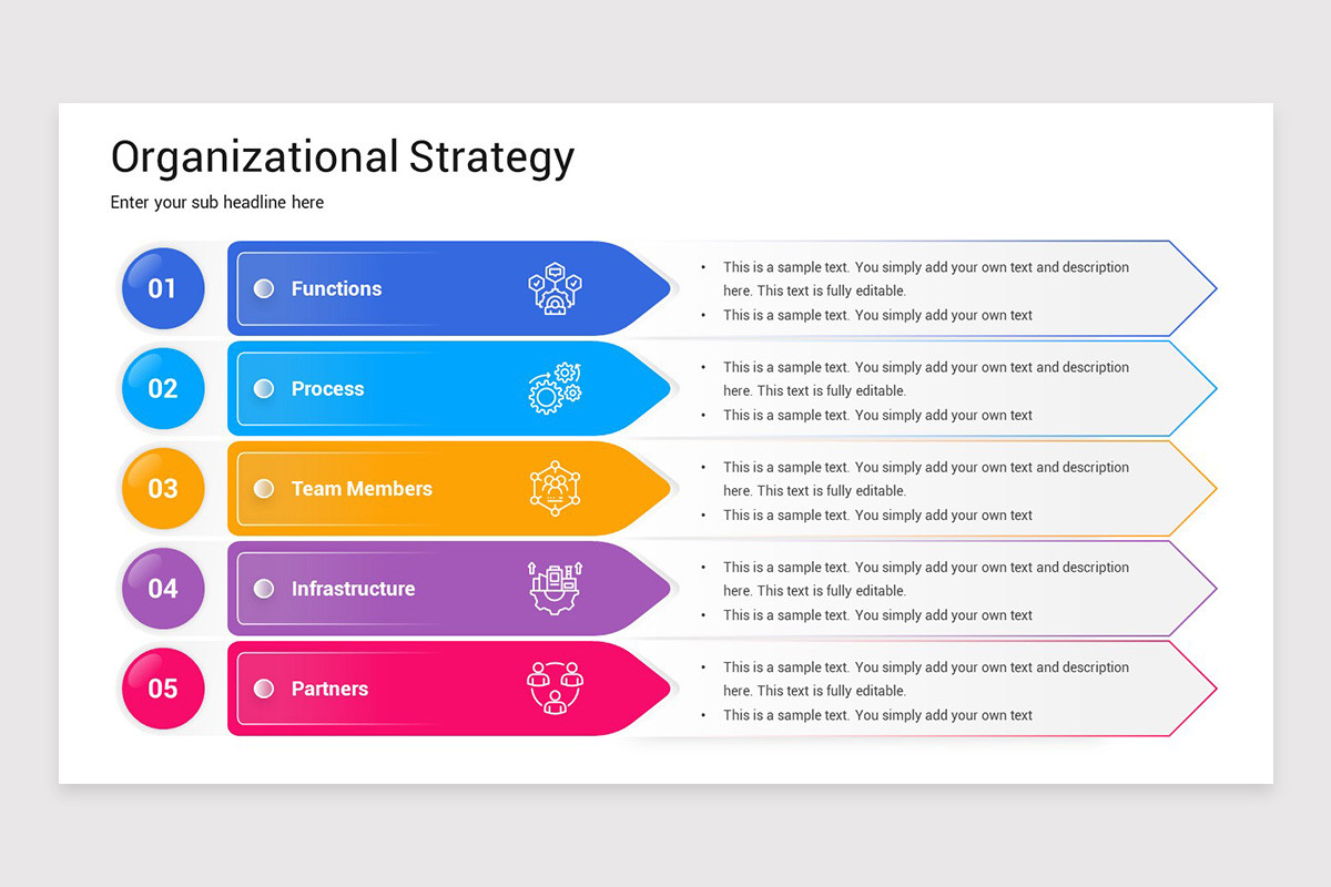 Organizational Strategy PowerPoint Template | Nulivo Market