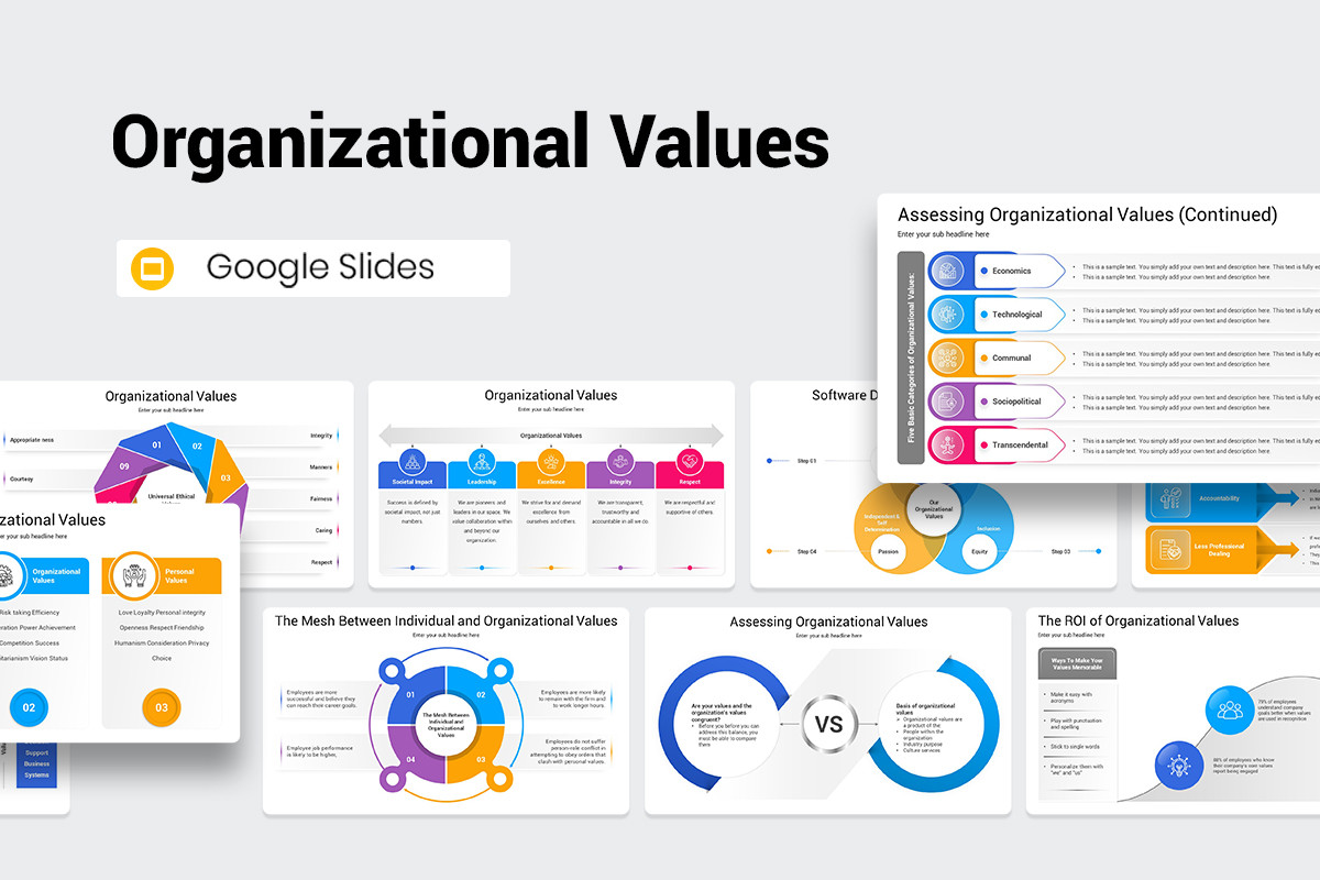 Organizational Values Google Slides Template | Nulivo Market