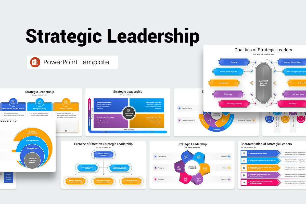Strategic Leadership PowerPoint Template | Nulivo Market