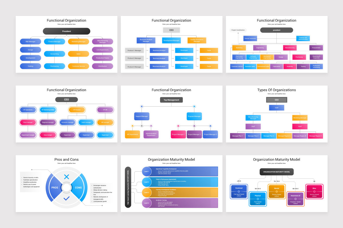 Organizational Toolbox PowerPoint Template | Nulivo Market