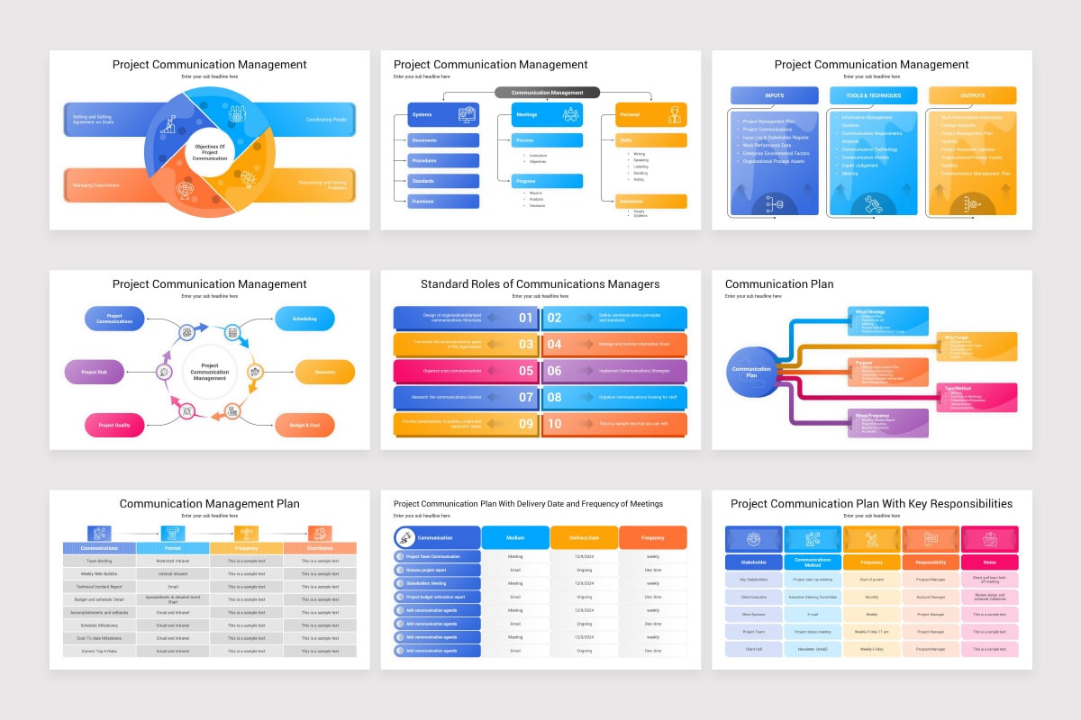 Communication Toolbox Google Slides Presentation Template | Nulivo Market