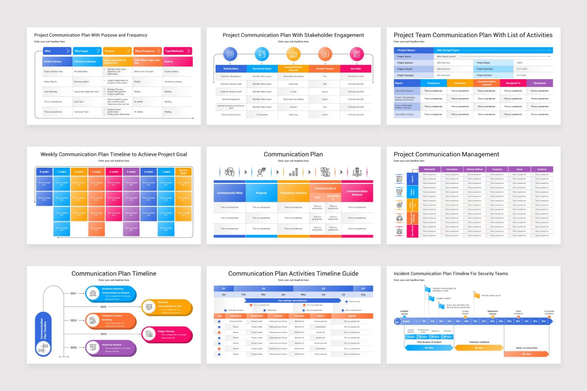 Communication Toolbox Google Slides Presentation Template | Nulivo Market