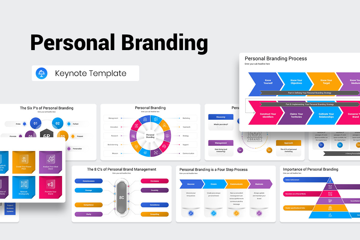 Personal Branding Keynote Template | Nulivo Market