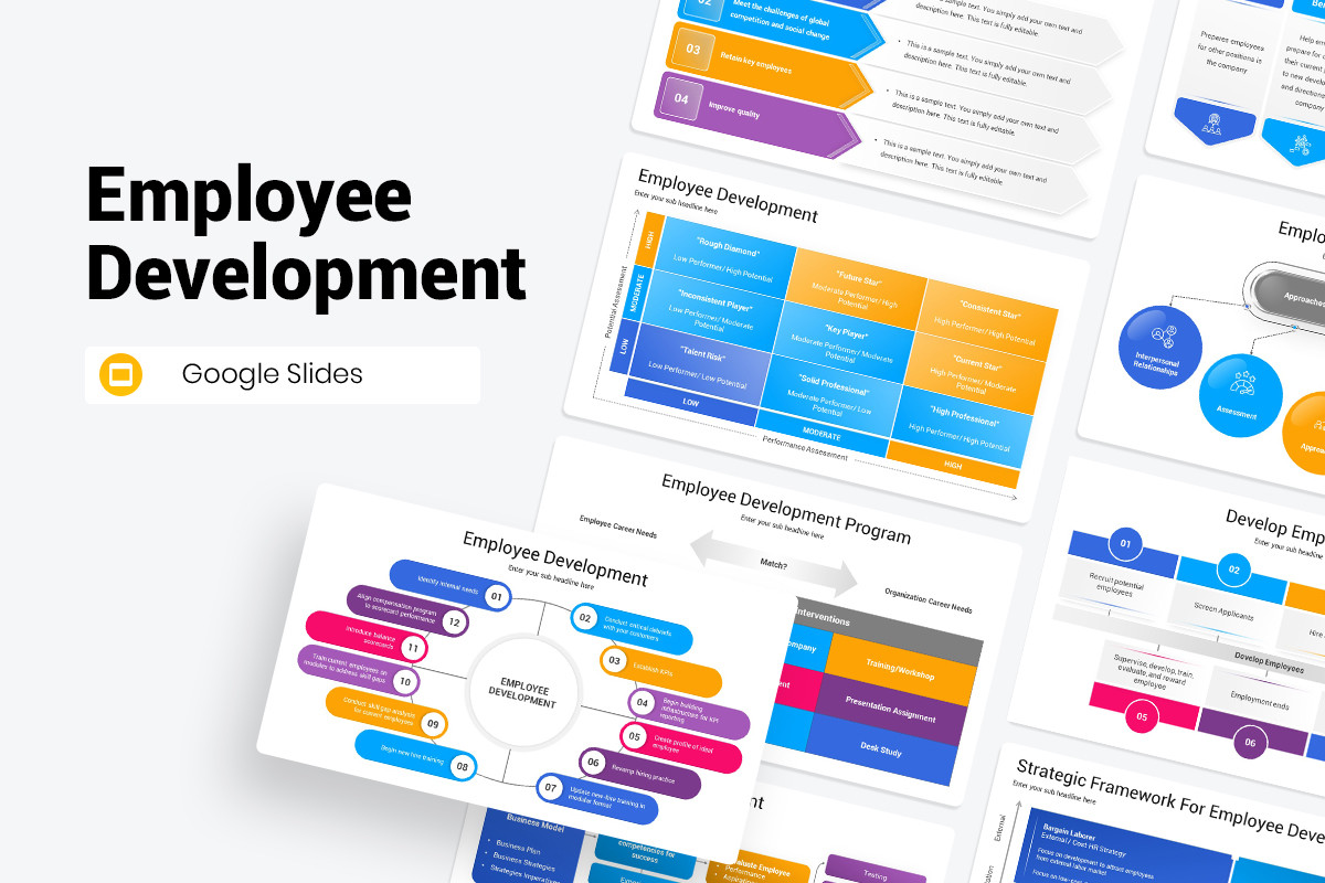 Employee Development Google Slides Template | Nulivo Market