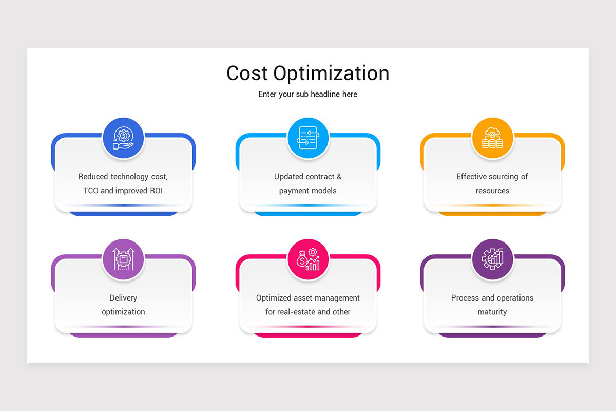 Cost Optimization Google Slides Template | Nulivo Market