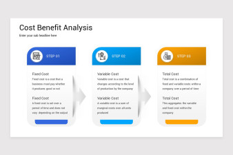 Cost Benefit Analysis PowerPoint Template | Nulivo Market
