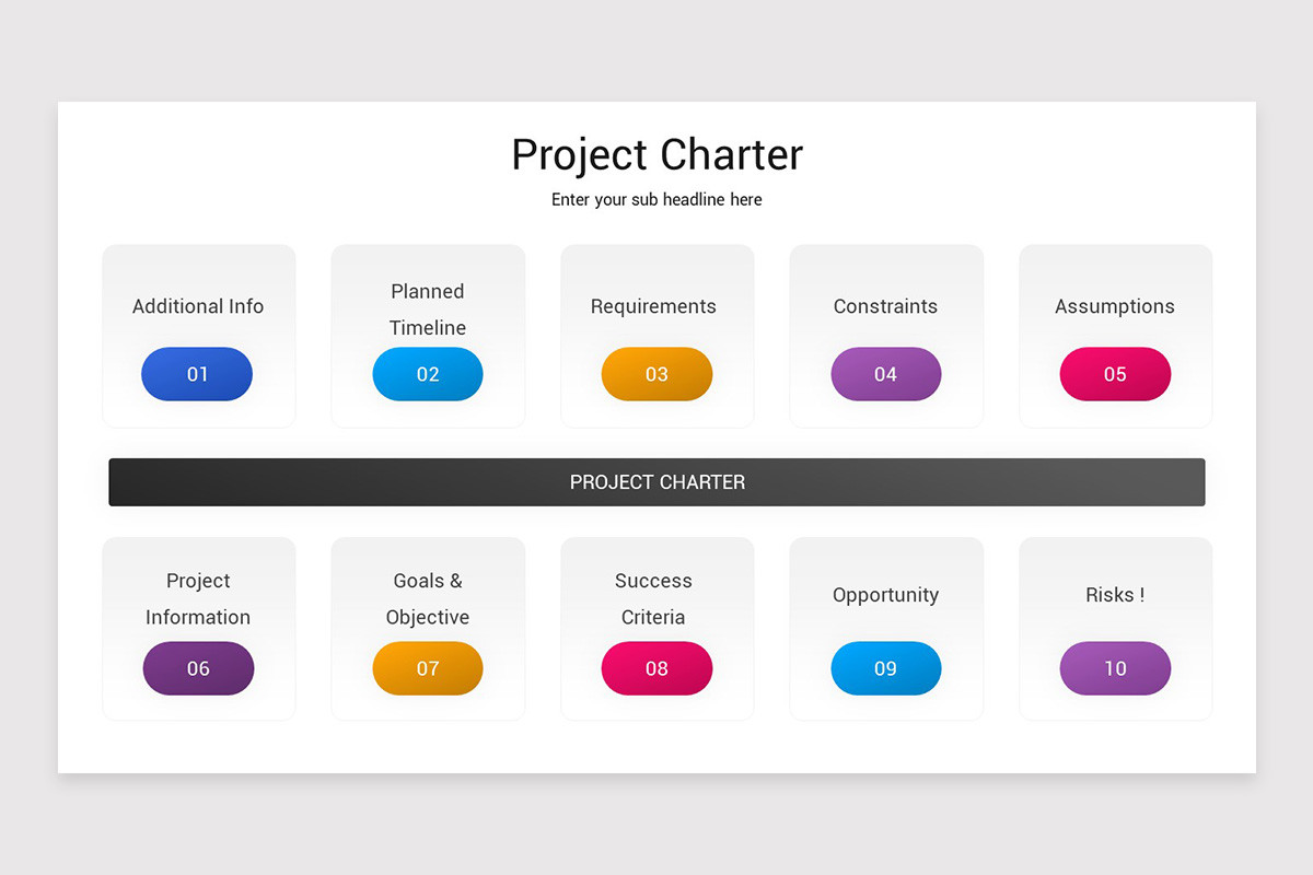 Project Charter PowerPoint Template | Nulivo Market