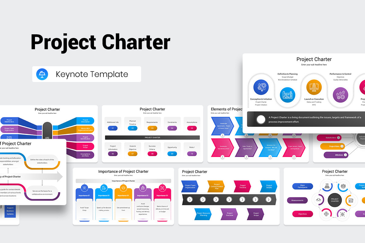 Project Charter Keynote Template | Nulivo Market