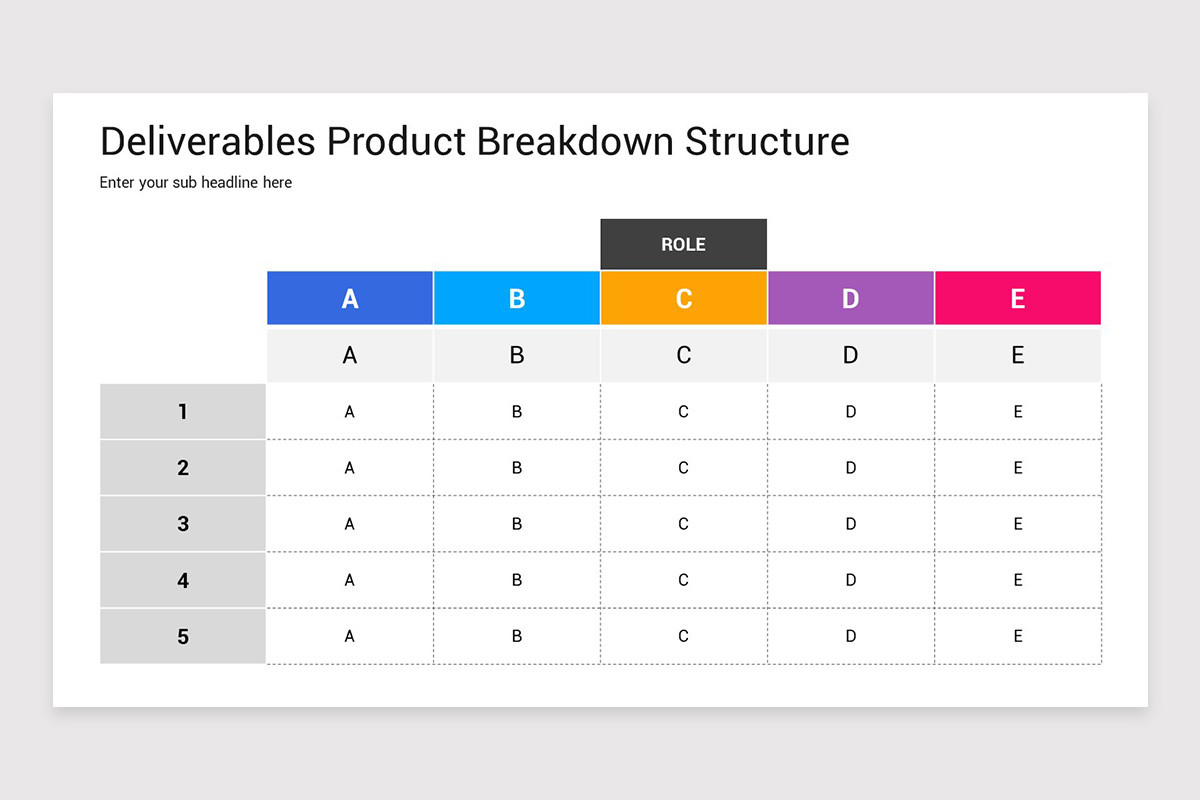 Responsibility Assignment Matrix Keynote Template | Nulivo Market