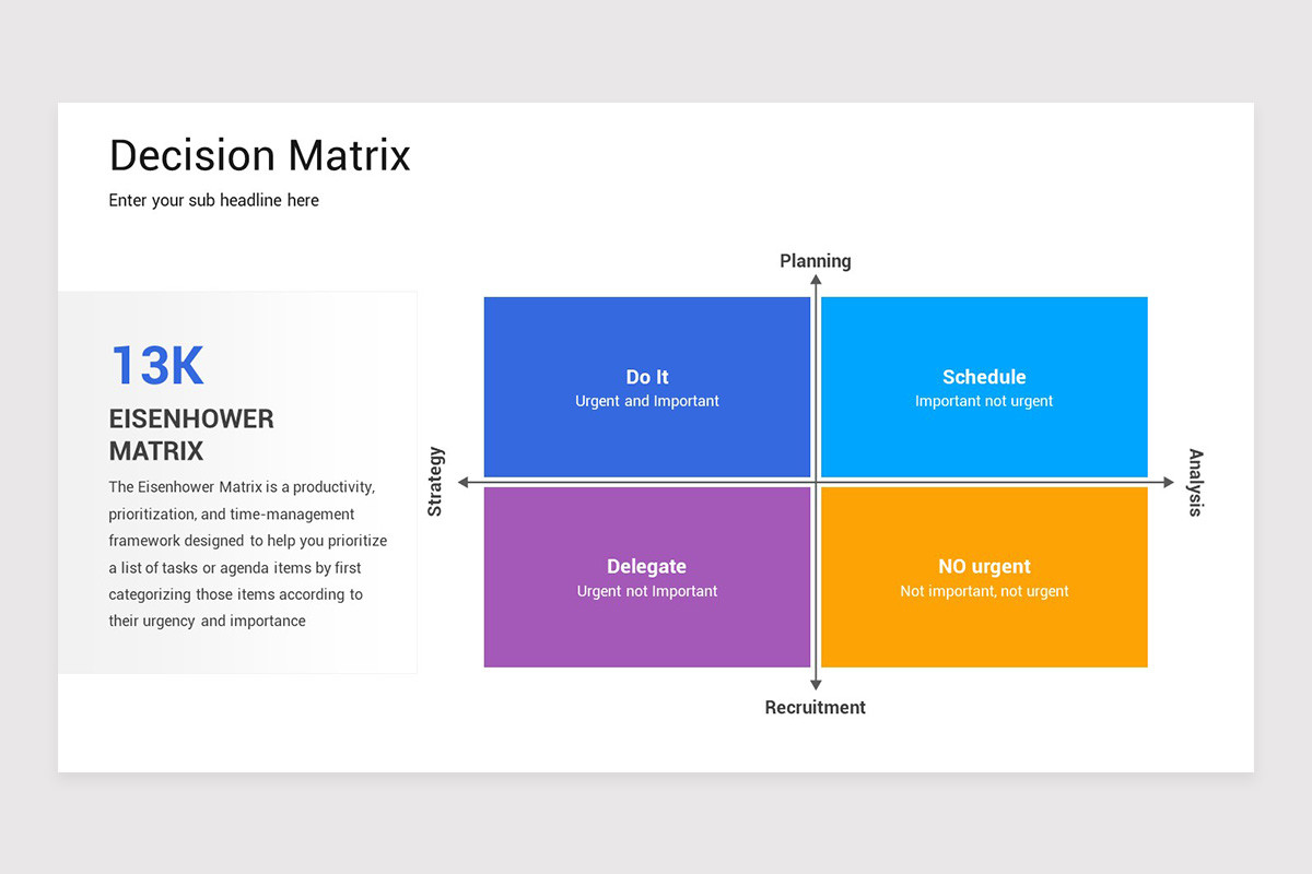 Decision Matrix Google Slides Template | Nulivo Market