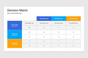 Decision Matrix Google Slides Template | Nulivo Market