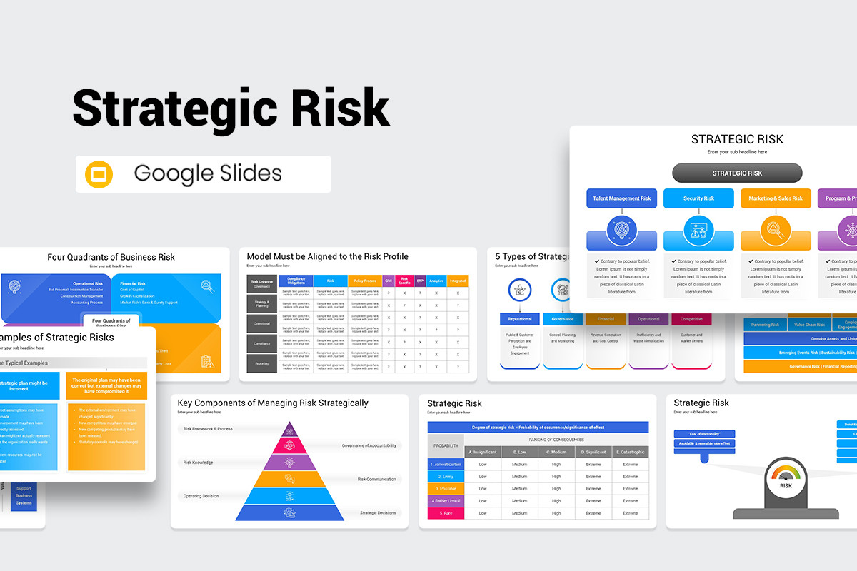 Strategic Risk Google Slides Template | Nulivo Market