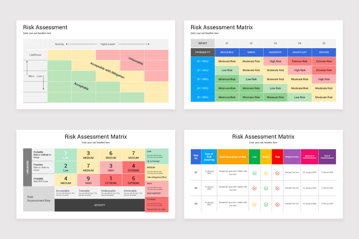Risk Management Toolbox PowerPoint Template | Nulivo Market