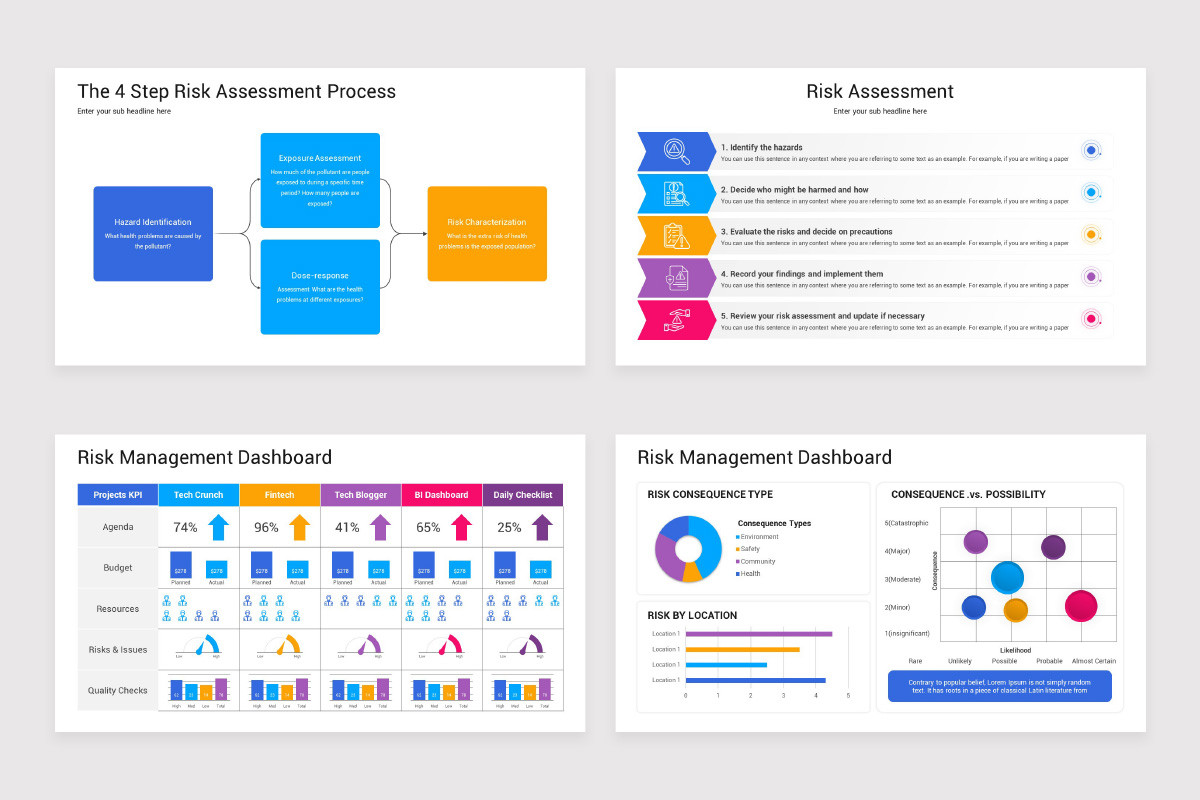 Risk Management Toolbox PowerPoint Template | Nulivo Market
