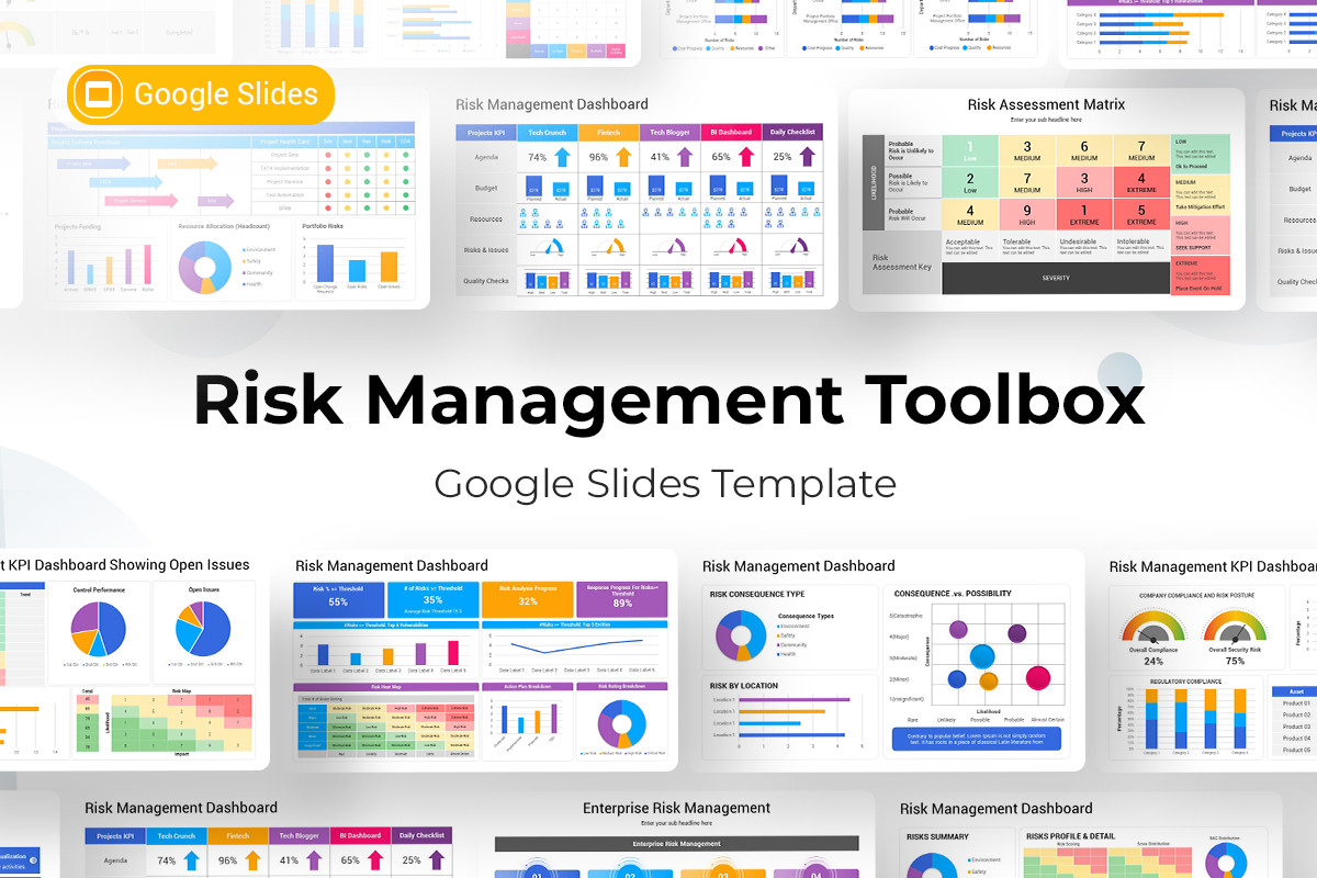 Risk Management Toolbox Google Slides Template | Nulivo Market
