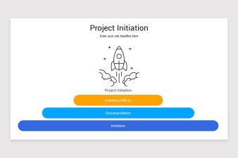 Project Initiation PowerPoint Template | Nulivo Market