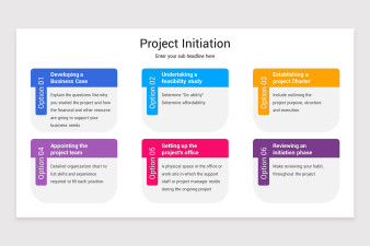 Project Initiation PowerPoint Template | Nulivo Market