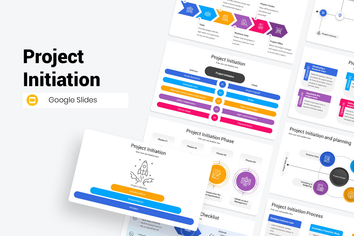 Project Initiation Google Slides Template | Nulivo Market