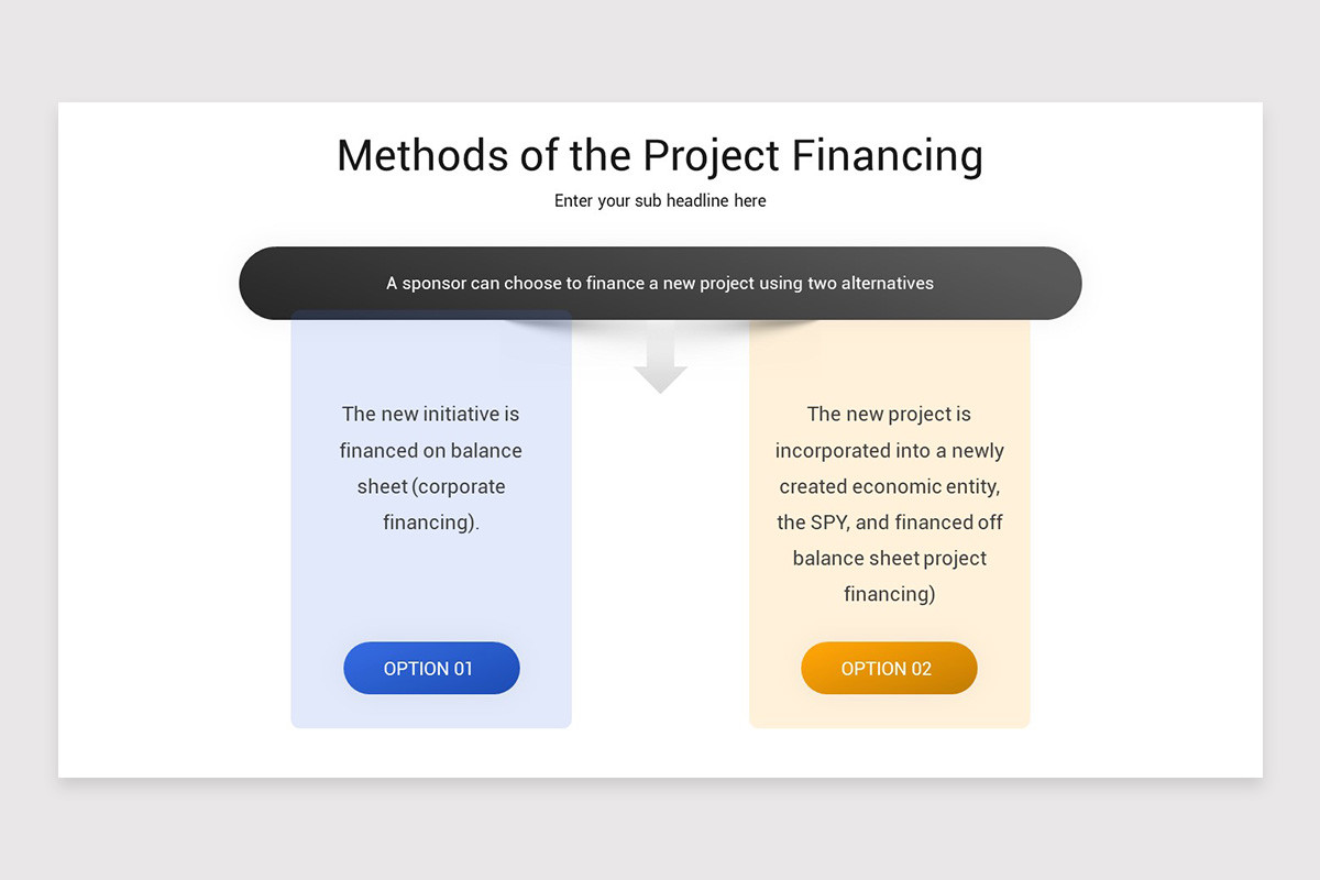 Project Finance PowerPoint Template | Nulivo Market