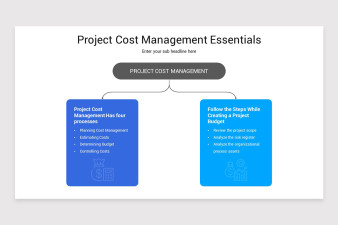 Project Cost Management PowerPoint Template | Nulivo Market