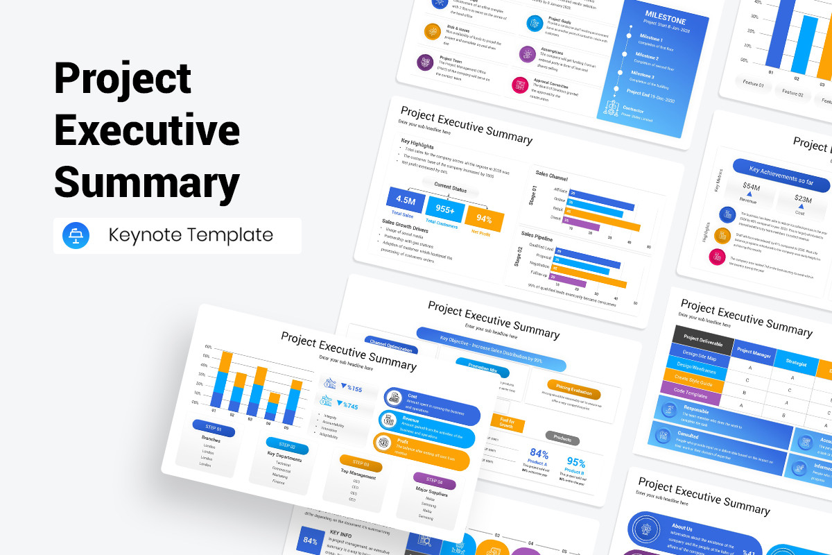Project Executive Summary Keynote Template | Nulivo Market Project Executive Summary Keynote Template | Nulivo Market