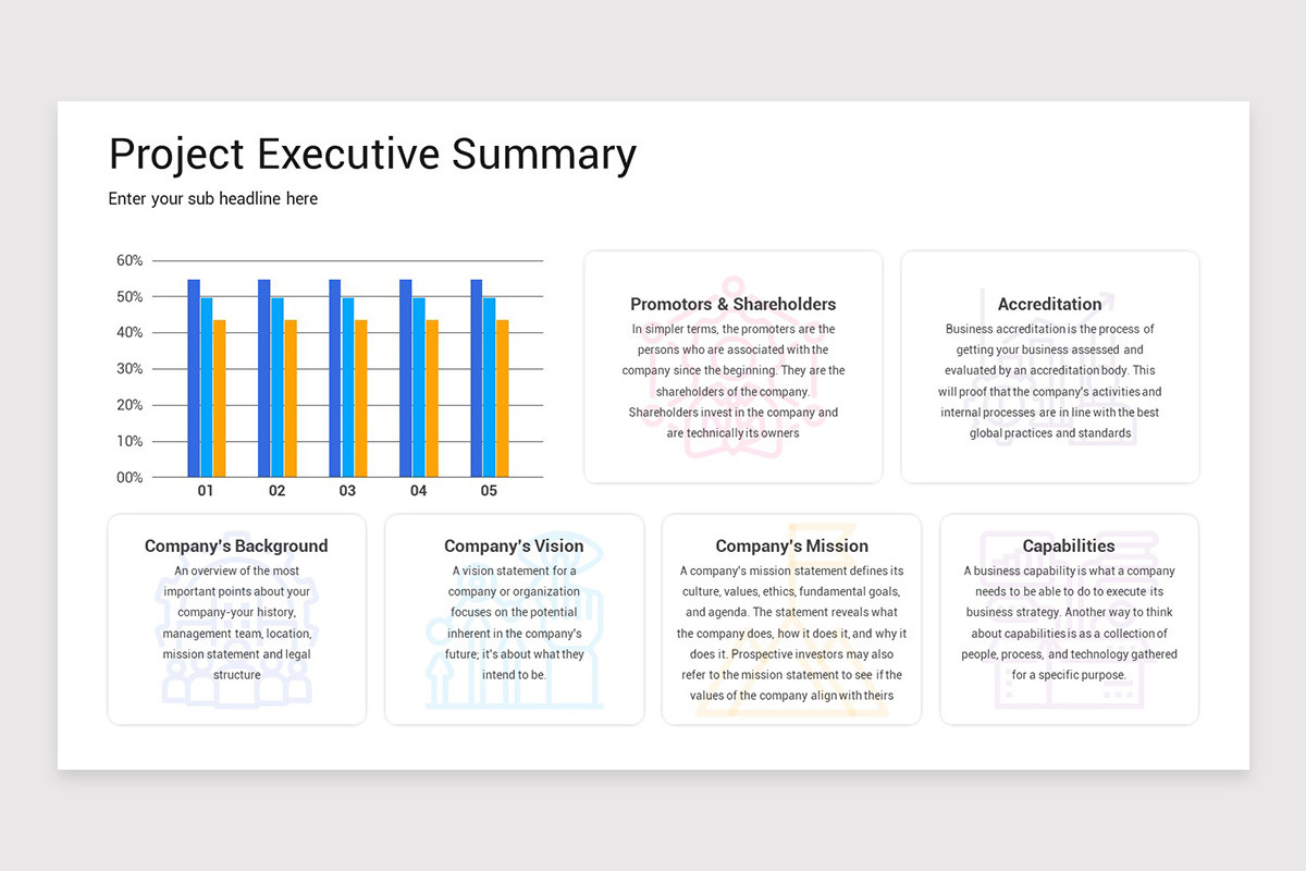 Project Executive Summary Keynote Template | Nulivo Market