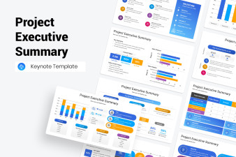 Project Executive Summary Keynote Template | Nulivo Market
