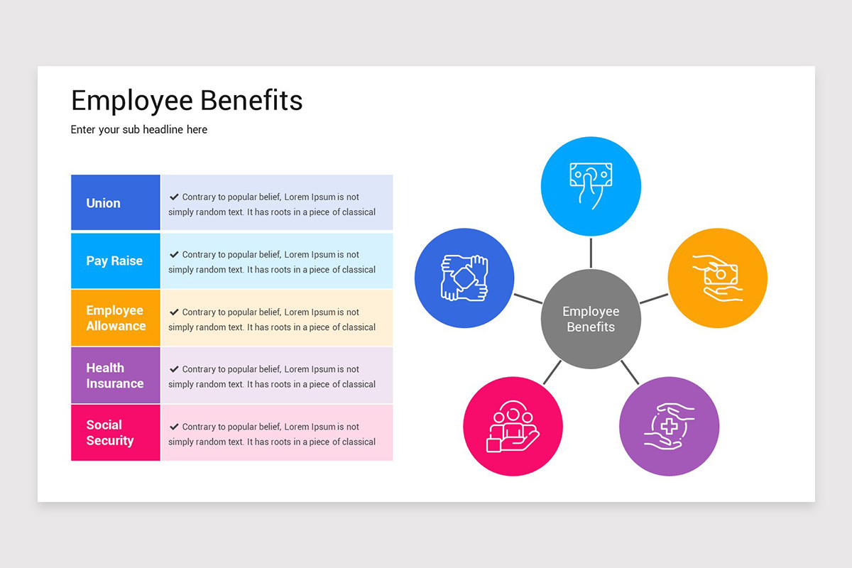 Employee Benefits Google Slides Template | Nulivo Market