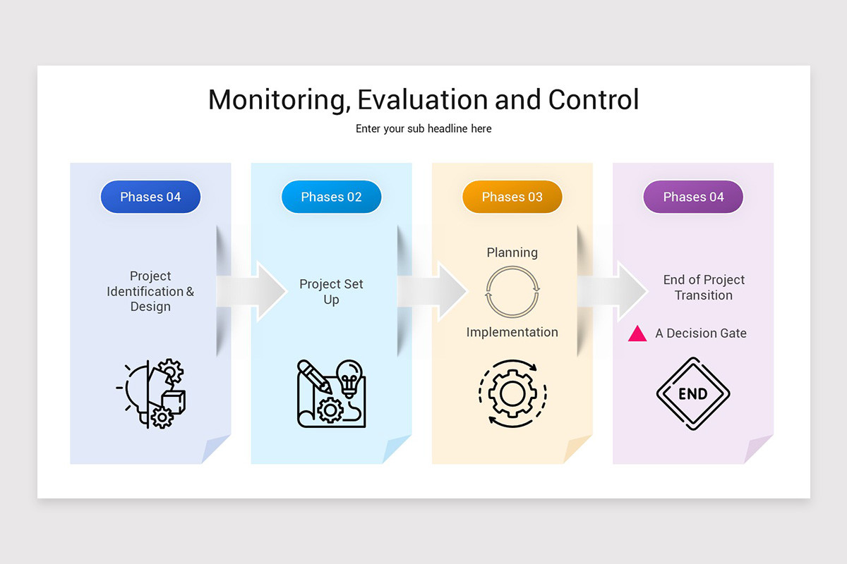 Project Monitoring Powerpoint Template Nulivo Market