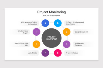 Project Monitoring PowerPoint Template | Nulivo Market