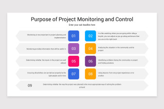 Project Monitoring PowerPoint Template | Nulivo Market