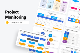 Project Monitoring Google Slides Template | Nulivo Market