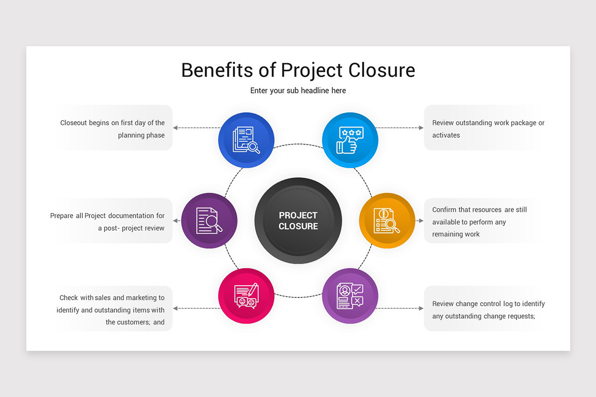 Project Closure PowerPoint Template | Nulivo Market Project Closure PowerPoint Template | Nulivo Market